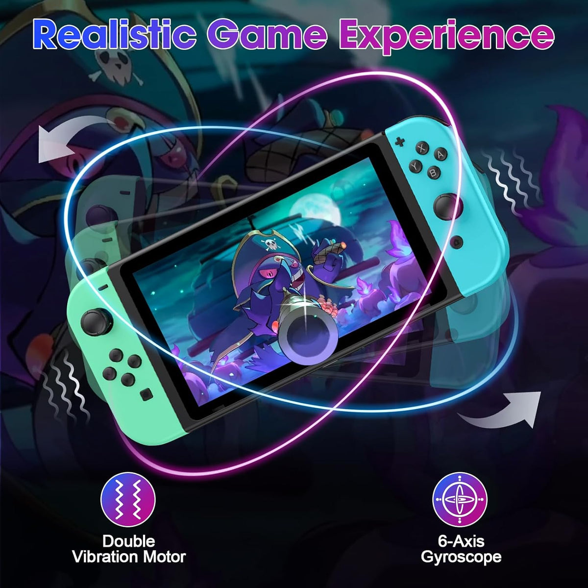 Controles Joycon Genericos para Nintendo Switch (Diseño Animal Crossin ...