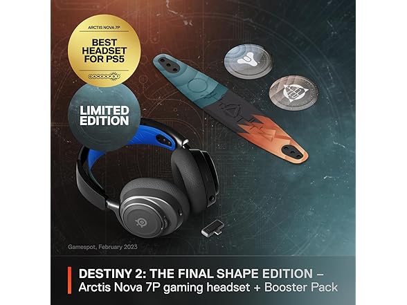 Headset inalámbricos SteelSeries Arctis Nova 7: Destiny 2: The Final S ...